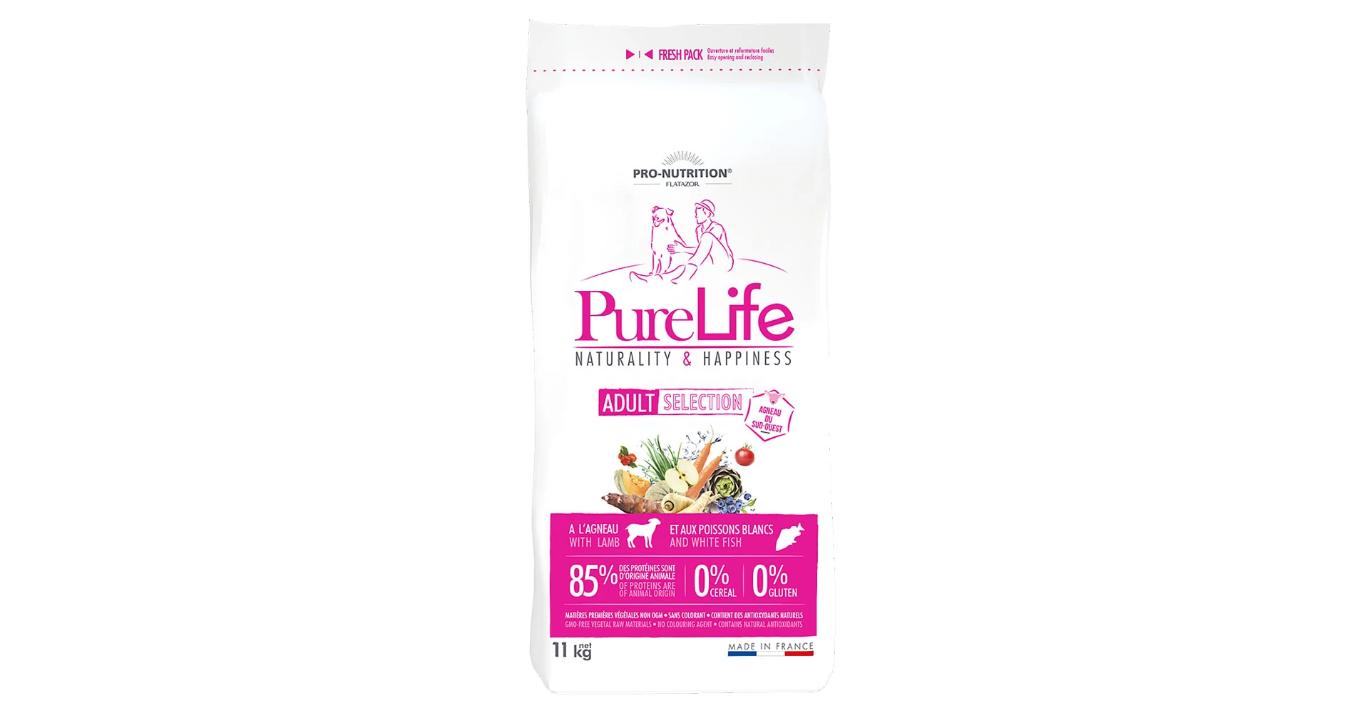 Pro-Nutrition Pure Life Adult Selection With Lamb 11kg