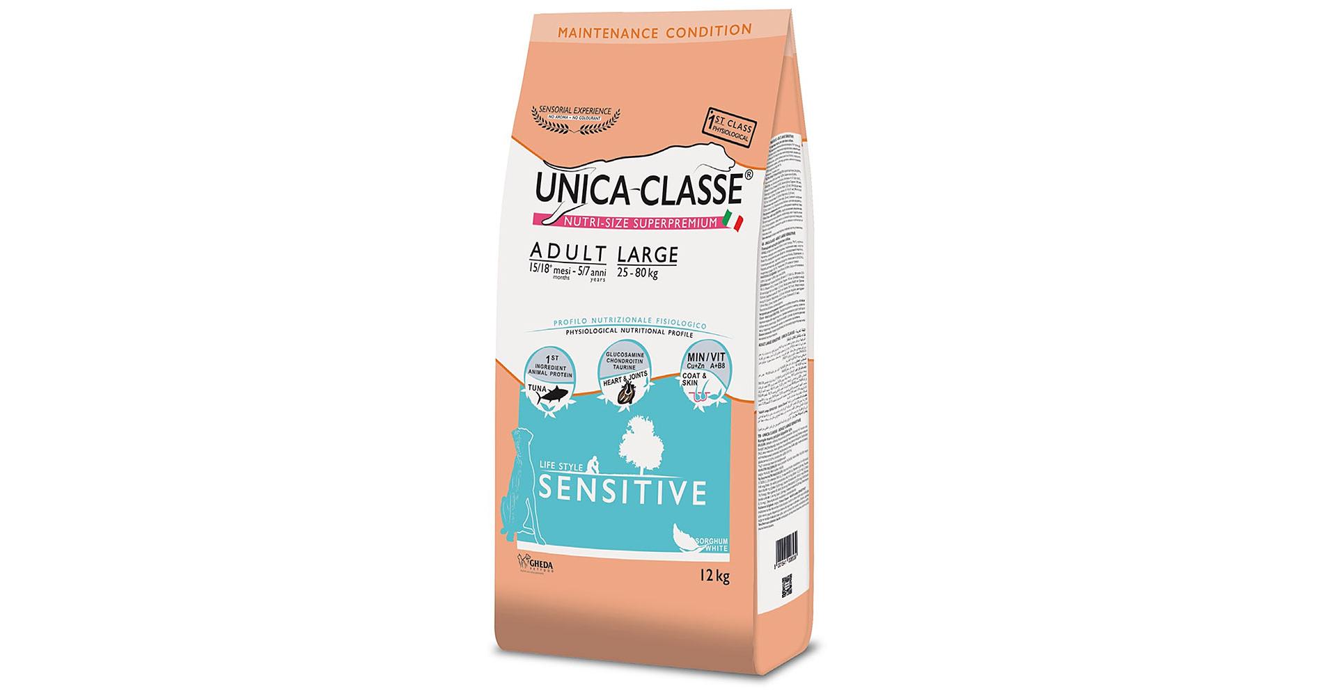 Unica Classe Adult Large Sensitive tonhallal 12kg